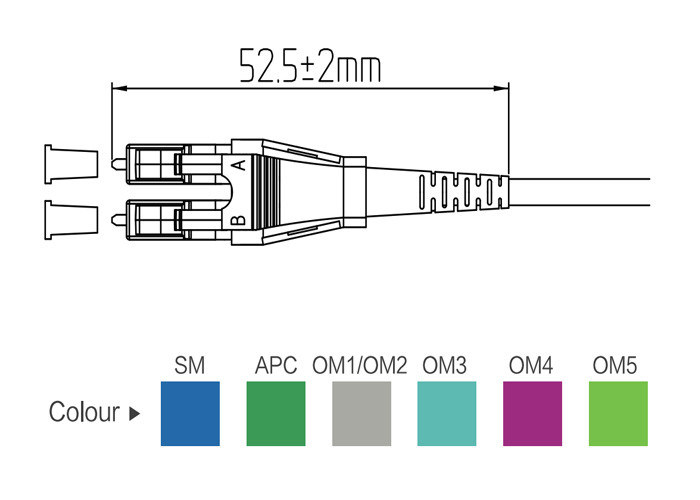 LC Uniboot Fiber Optic Patch Cords