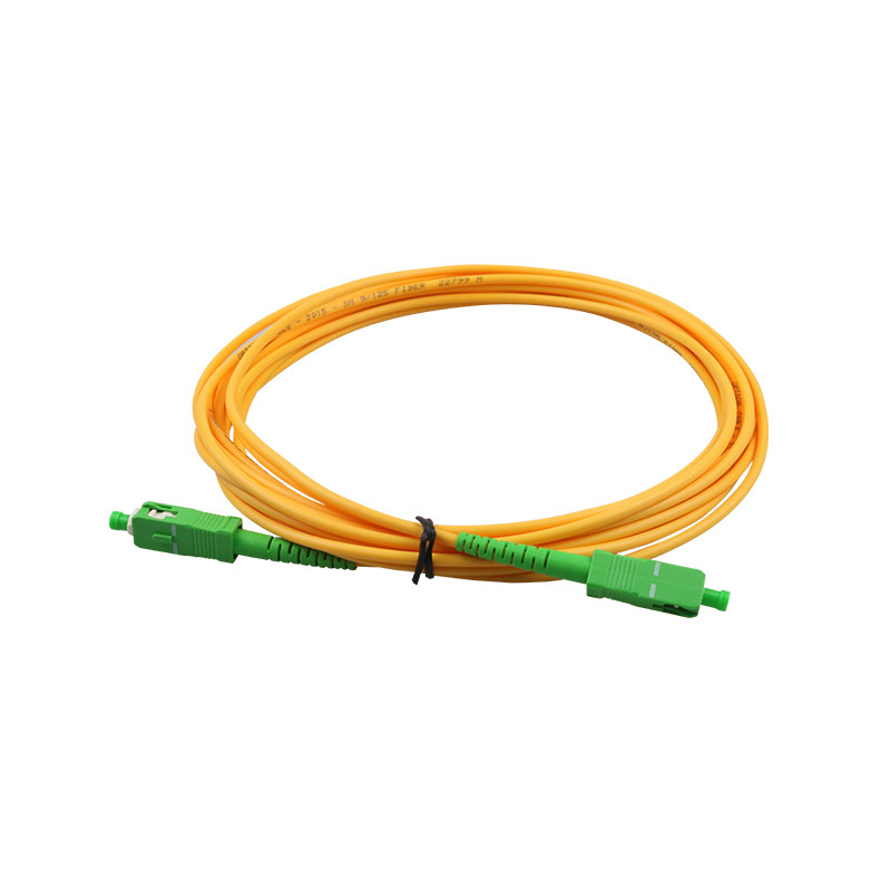 SC/APC-SC/APC, LSZH, 3.0mm, Simplex, G.657A2, 3 meters Indoor patch cord