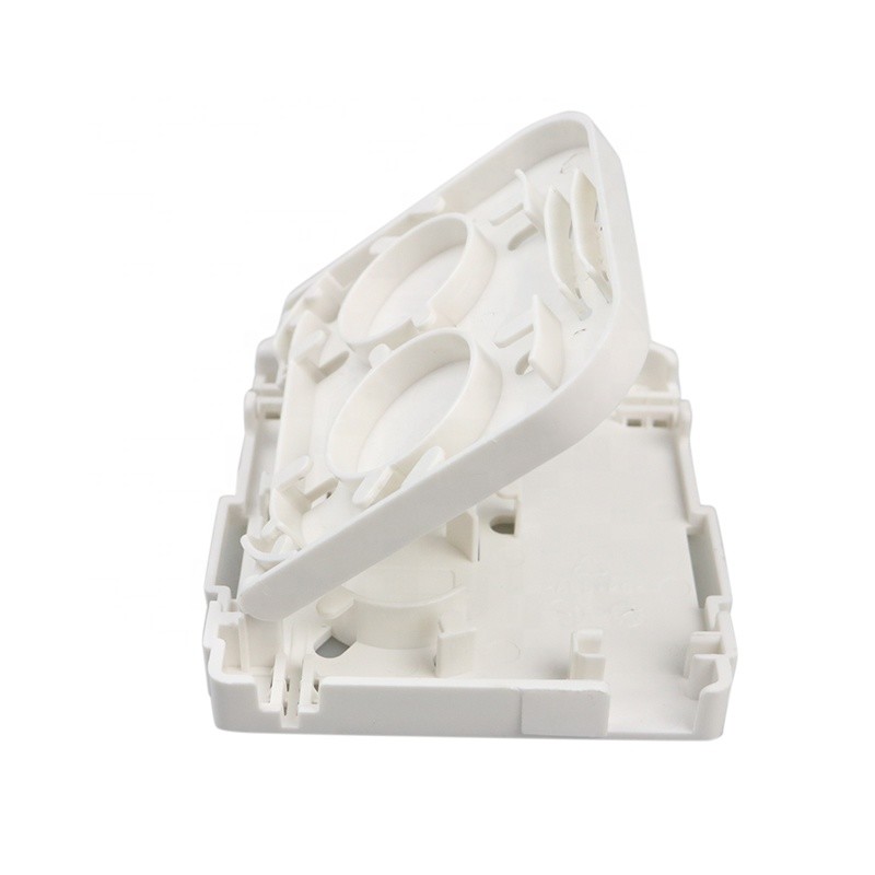 FTTH wall mounted 1 core indoor outlet ftth mini fiber optic terminal box